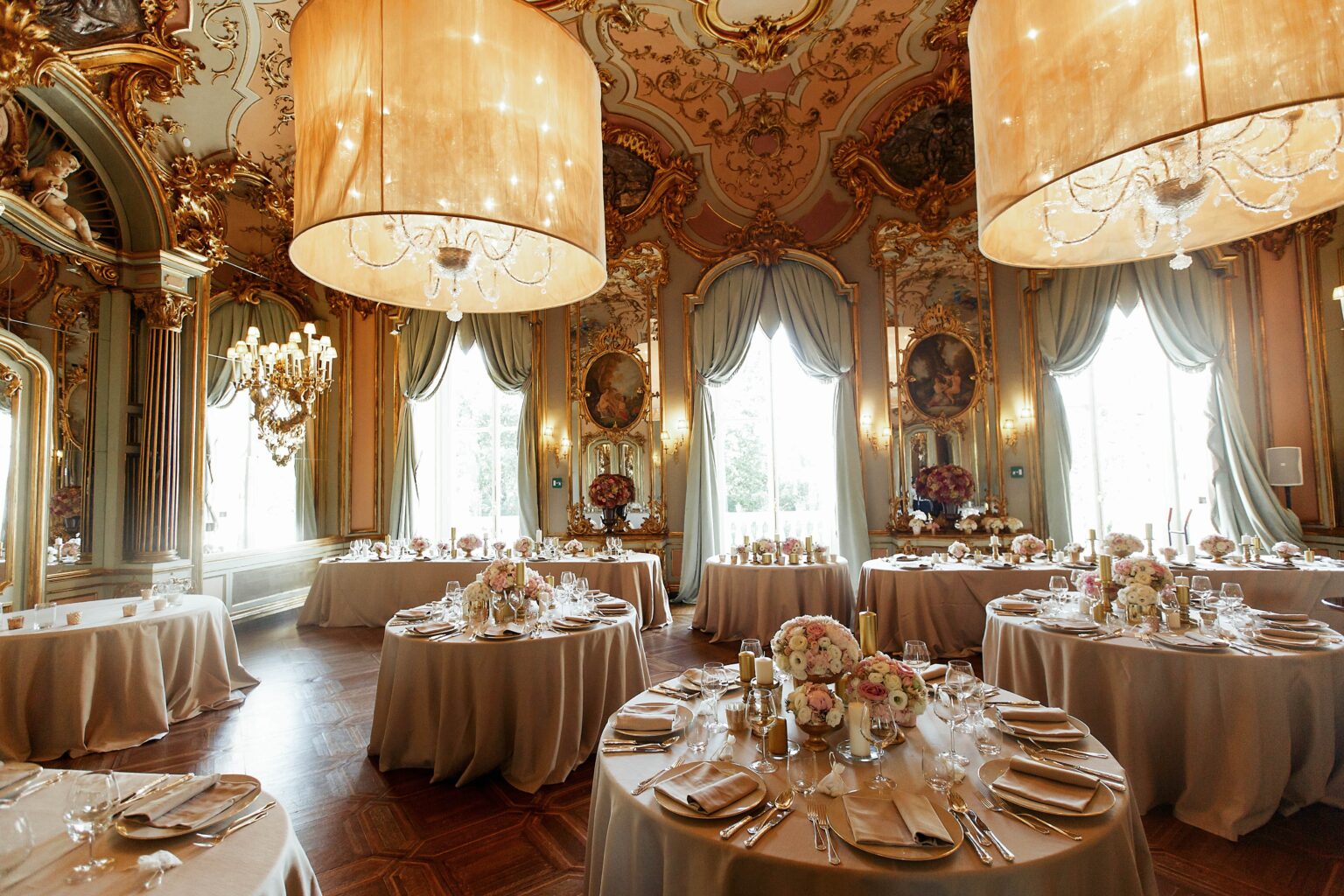 The wedding tea room
